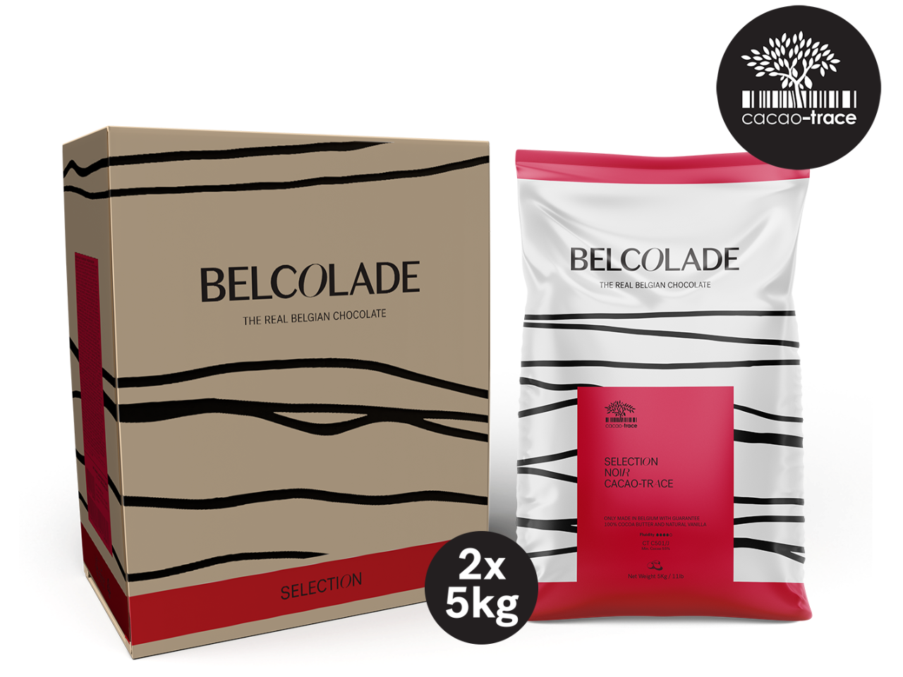 Belcolade Selection Noir Cacao-Trace - Belcolade