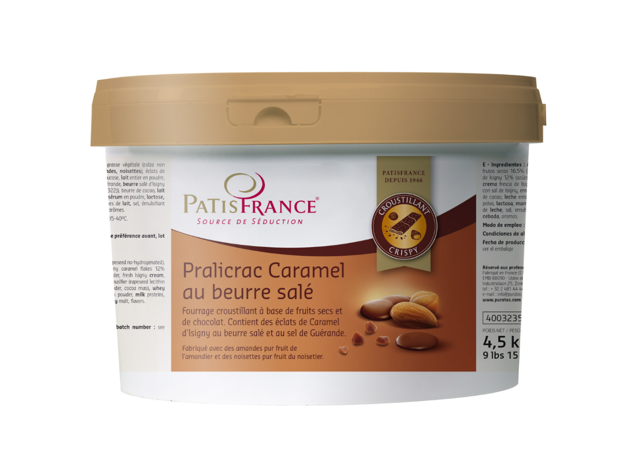 Pralicrac salted butter caramel - Belcolade