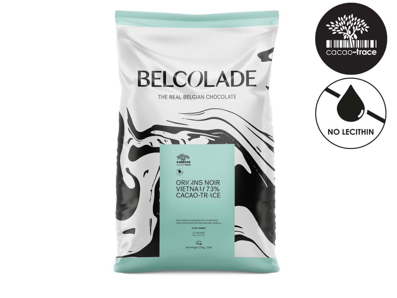 Belcolade Origins Noir Vietnam 73% Cacao-Trace - Belcolade